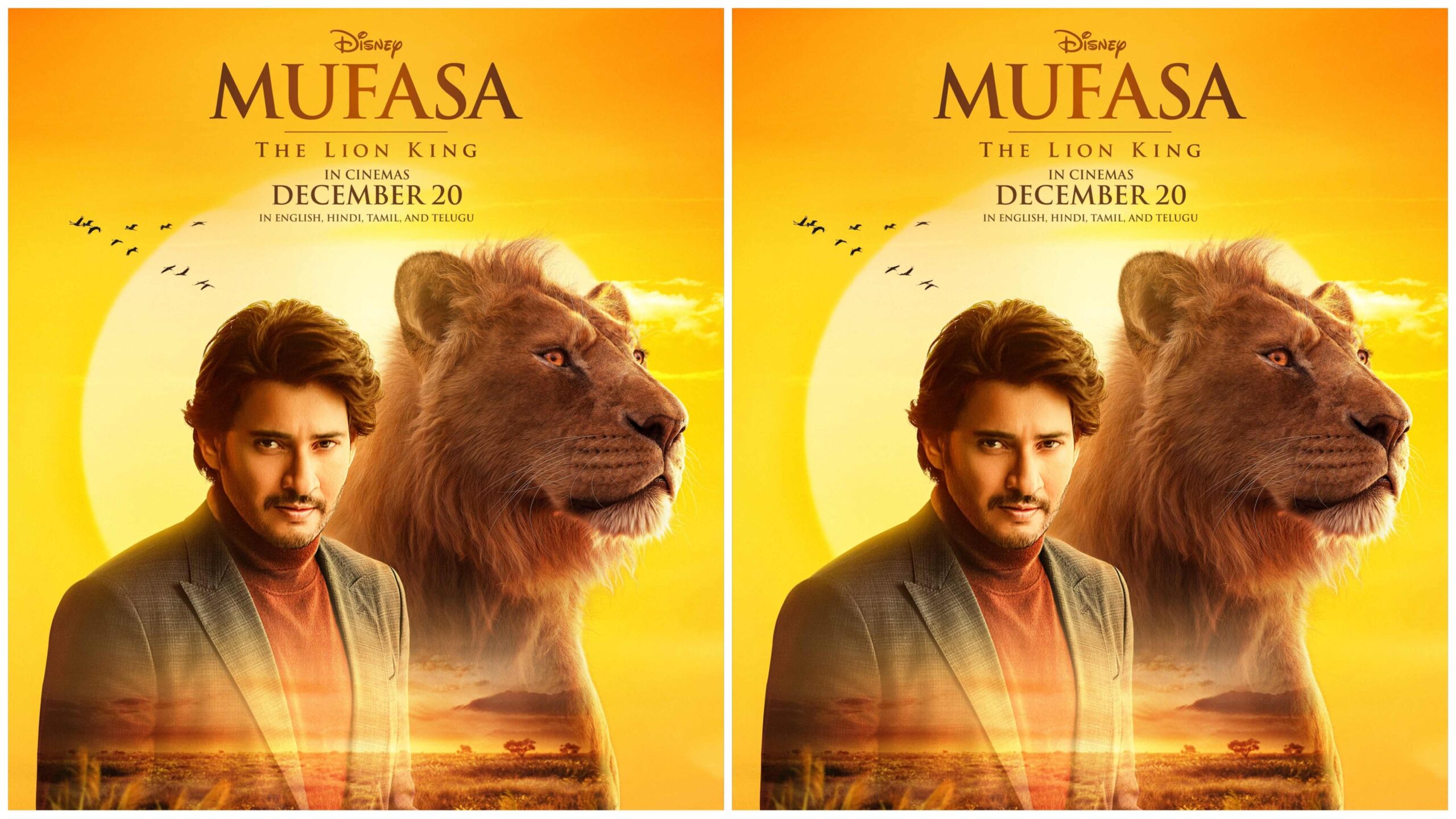 Superstar Mahesh Babu ROARS as Mufasa in the Exclusive New Poster of ...